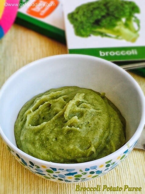 Make Healthy and Wholesome Broccoli Potato Puree for Babies!