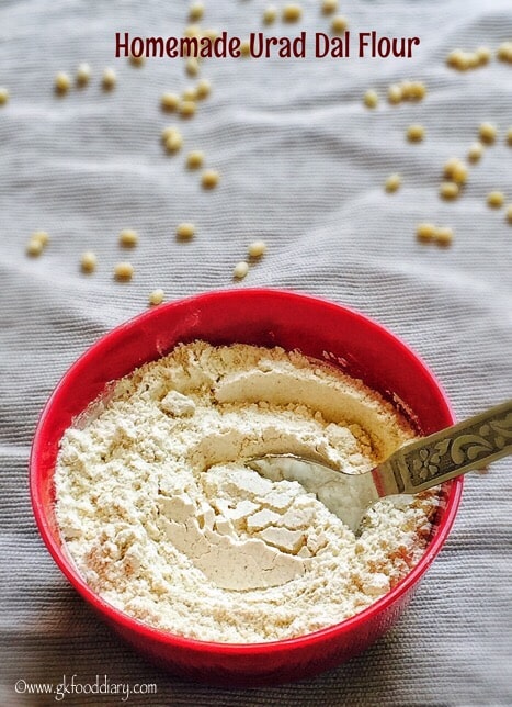 Homemade urad dal flour Recipe for babies, toddlers and kids | How to ...