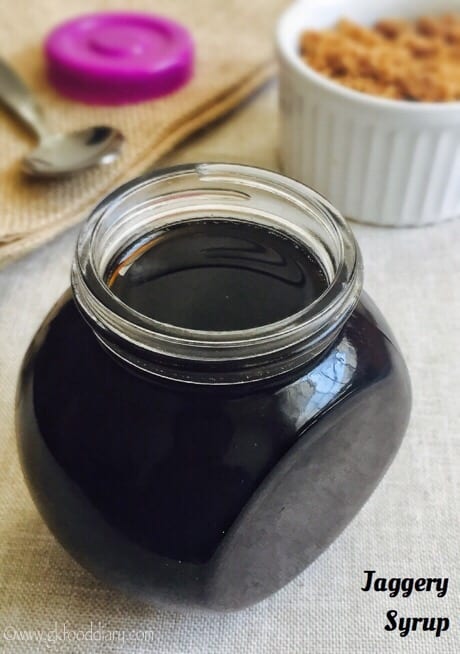 Jaggery Syrup Recipe for Babies, Toddlers and Kids