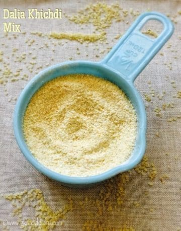 Homemade Dalia Khichdi powder | How to make instant Dalia Khichdi mix ...