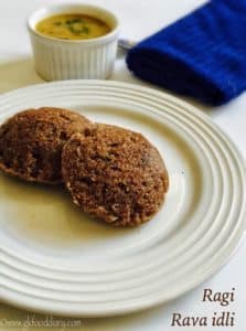 Ragi Rava Idli Recipe for Babies, Toddlers and Kids
