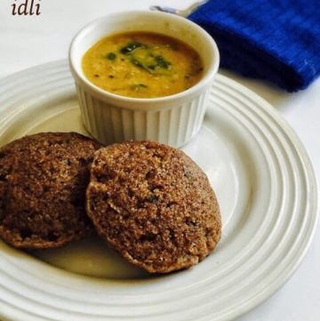 Ragi Rava Idli Recipe for Babies, Toddlers and Kids