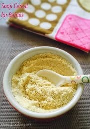 Sooji Cereal Recipe for Babies | Sooji For Baby