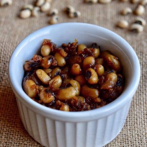 Black Eyed Peas Sweet Sundal | Iron Rich Recipe for Kids