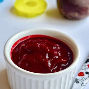 Beetroot Puree for Baby