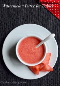 Watermelon Puree Recipe for Babies