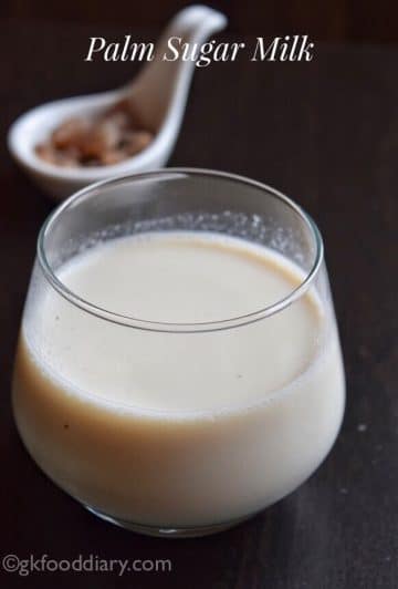 Palm sugar candy milk Recipe for Toddlers and Kids | Panakarkandu paal ...