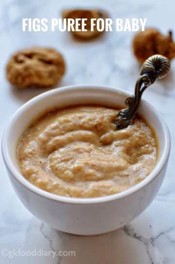 Figs Puree Recipe for Babies | How to give Dried Figs for Baby