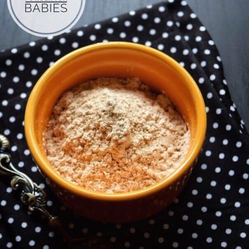 Homemade Ragi Milk Powder Recipe For Babies | How to Make Ragi Porridge ...