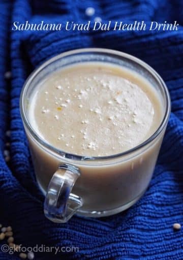 Serve Healthy Weight Gain with Sabudana Urad Dal Milk - Recipe for ...